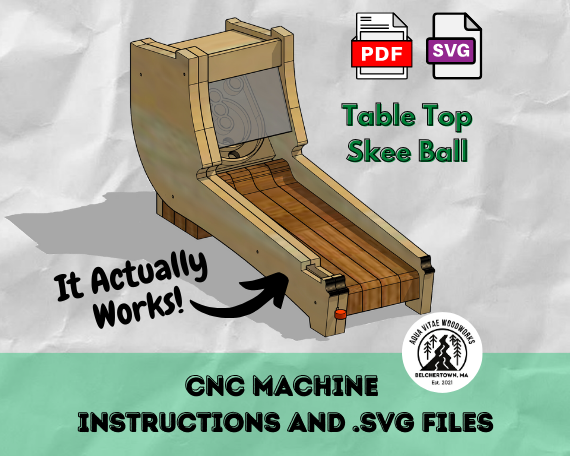 Table Top Skee-Ball – Aqua Vitae Woodworks