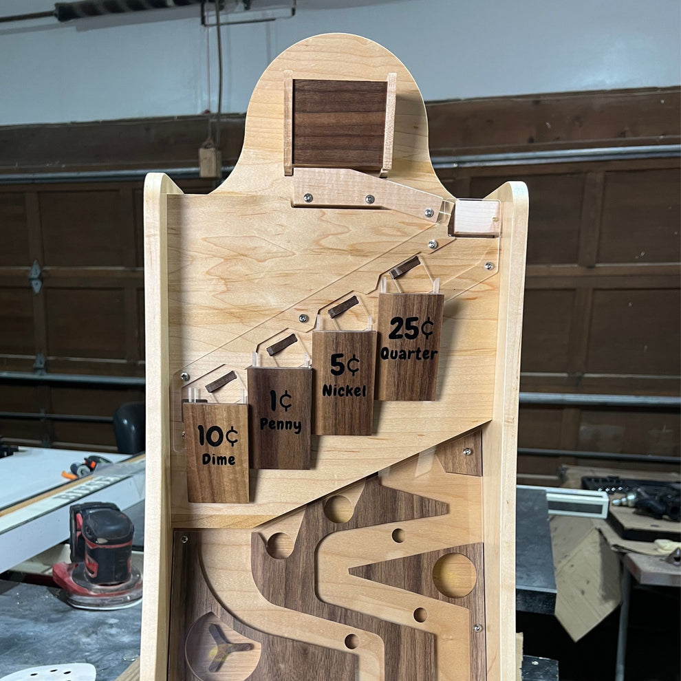 CNC Project: Coin Sorting Piggy Bank – Aqua Vitae Woodworks